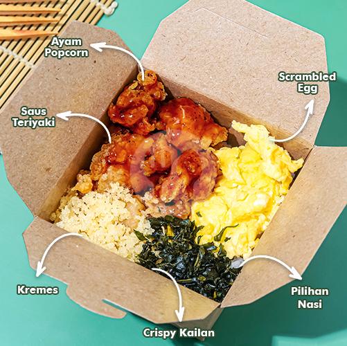 Katanya Bento, Ayam Popcorn & Rice Bowl, Duren Sawit - GoFood