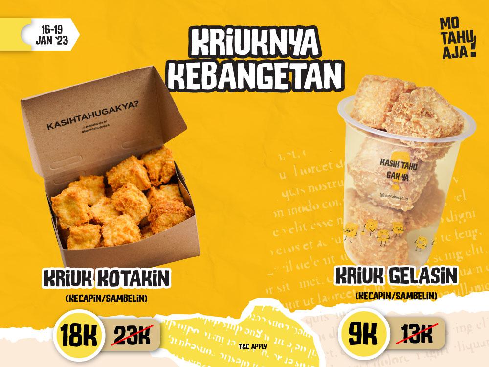 Mo Tahu Aja! / MoTahuAja!, Lebak Wangi - GoFood