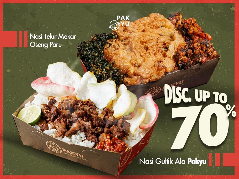Nasi Siram Pakyu, Gambir - GoFood