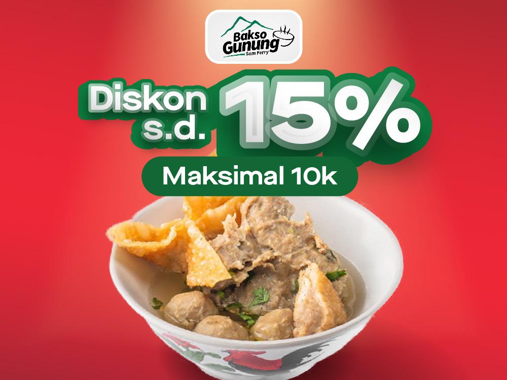 Bakso Gunung Sam Ferry, Simpang Kara - GoFood