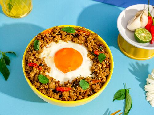 Kecut Manis Sim Square (Salad, Rice Bowl, Juice) - GoFood