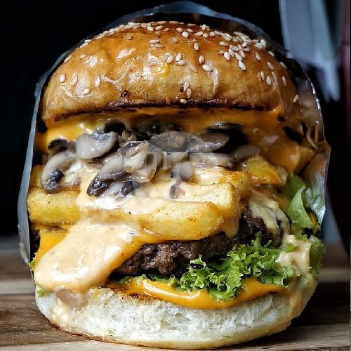 Woodfire Burger, Graha Raya - GoFood