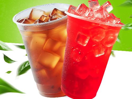 Es Teh Jumbo dan Es Sirup Jumbo Segar, Depan Komplek Simpang Tangga ...