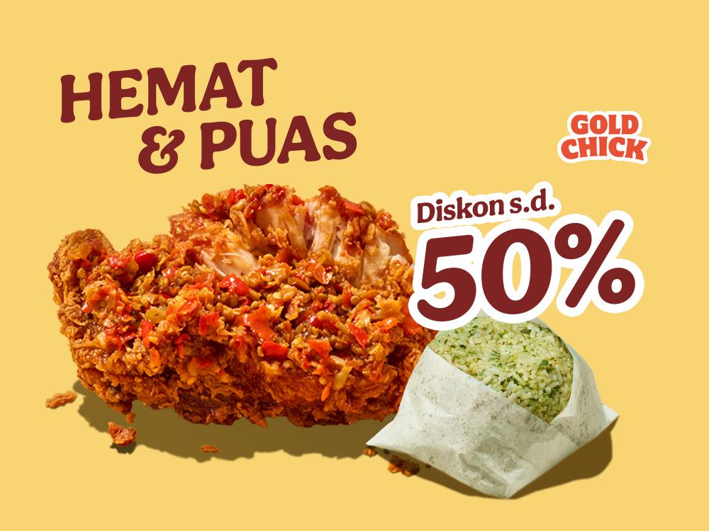 Ayam Geprek Gold Chick, Fatmawati - GoFood