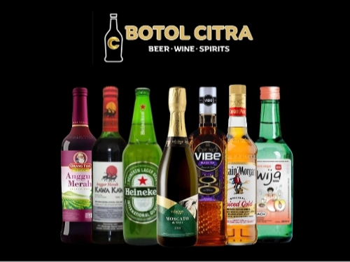 Botol Citra Bir, Amer dan Wine, Citra Raya - GoFood