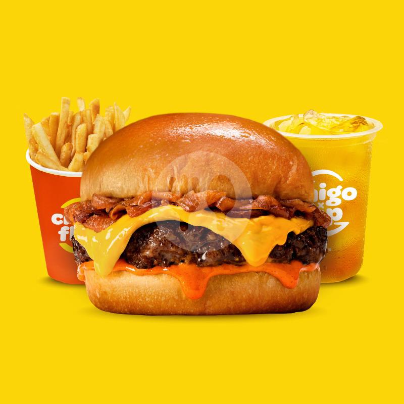 Chigo X Flip Burger, Rumah Kenangan - GoFood