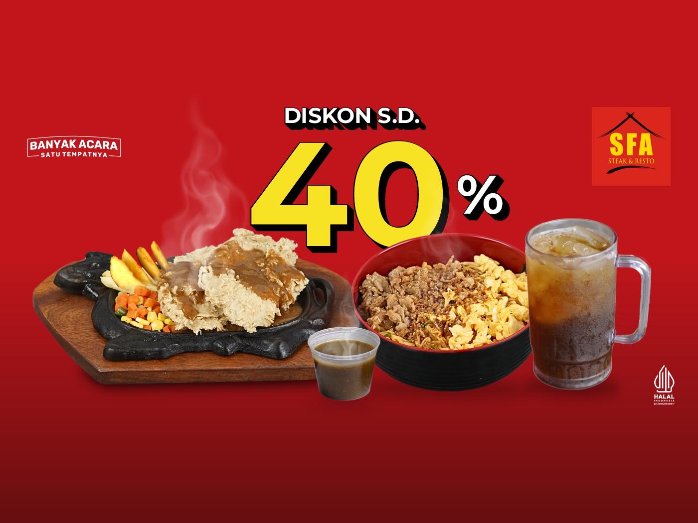 SFA Steak & Resto, Mojosongo - GoFood