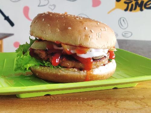 Boba, Burger, Kentang Cafe Mbah Lur, Plandi - GoFood