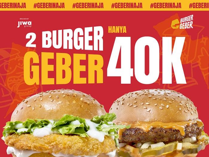 BURGER GEBER by Janji Jiwa, Gedong Panjang - GoFood