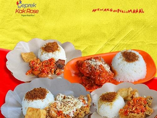 Geprek Kak Rose, Sawojajar - GoFood
