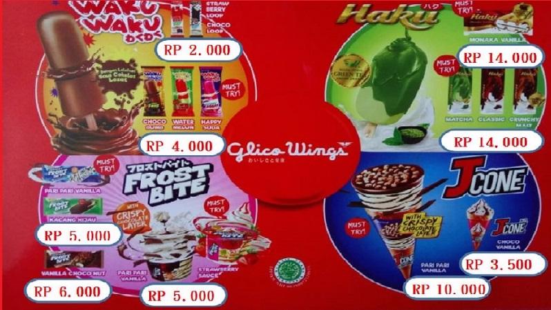Ice Cream Glico-Wings - GoFood